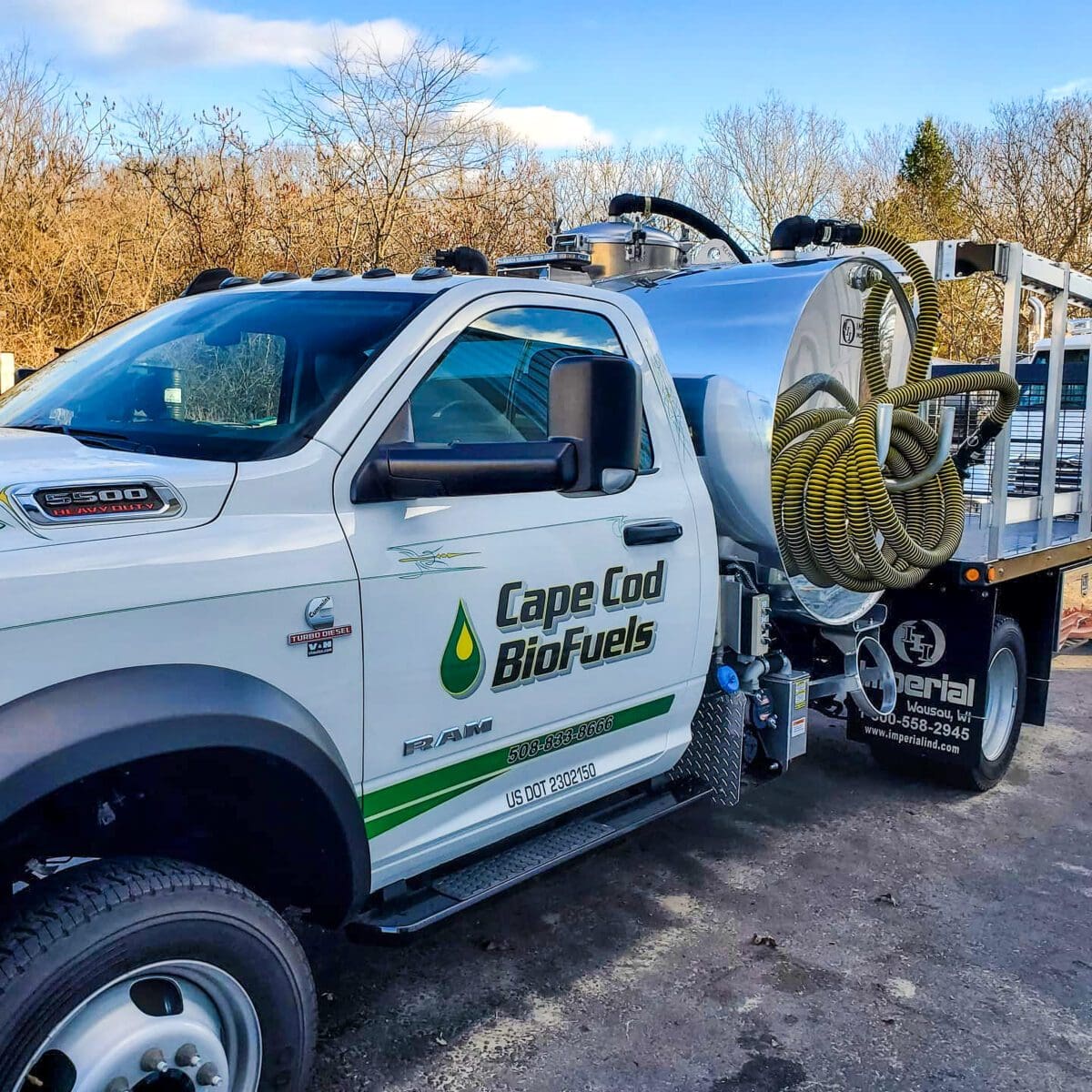 Cape Cod Biofuels: Cooking Oil Supply & Waste Oil Collection